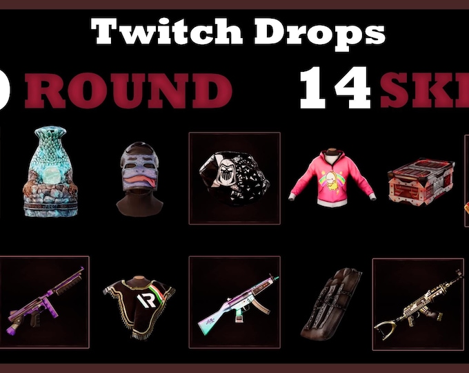 Rust Round 30 + 31 [20 SKINS] Twitch Drops - Etsy