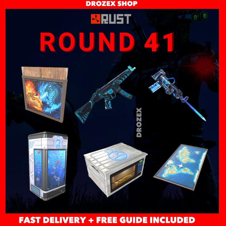Rust All Rounds 39 + 40 + 41 + 42 + 43 + 44 [total 69/69 Skins ...