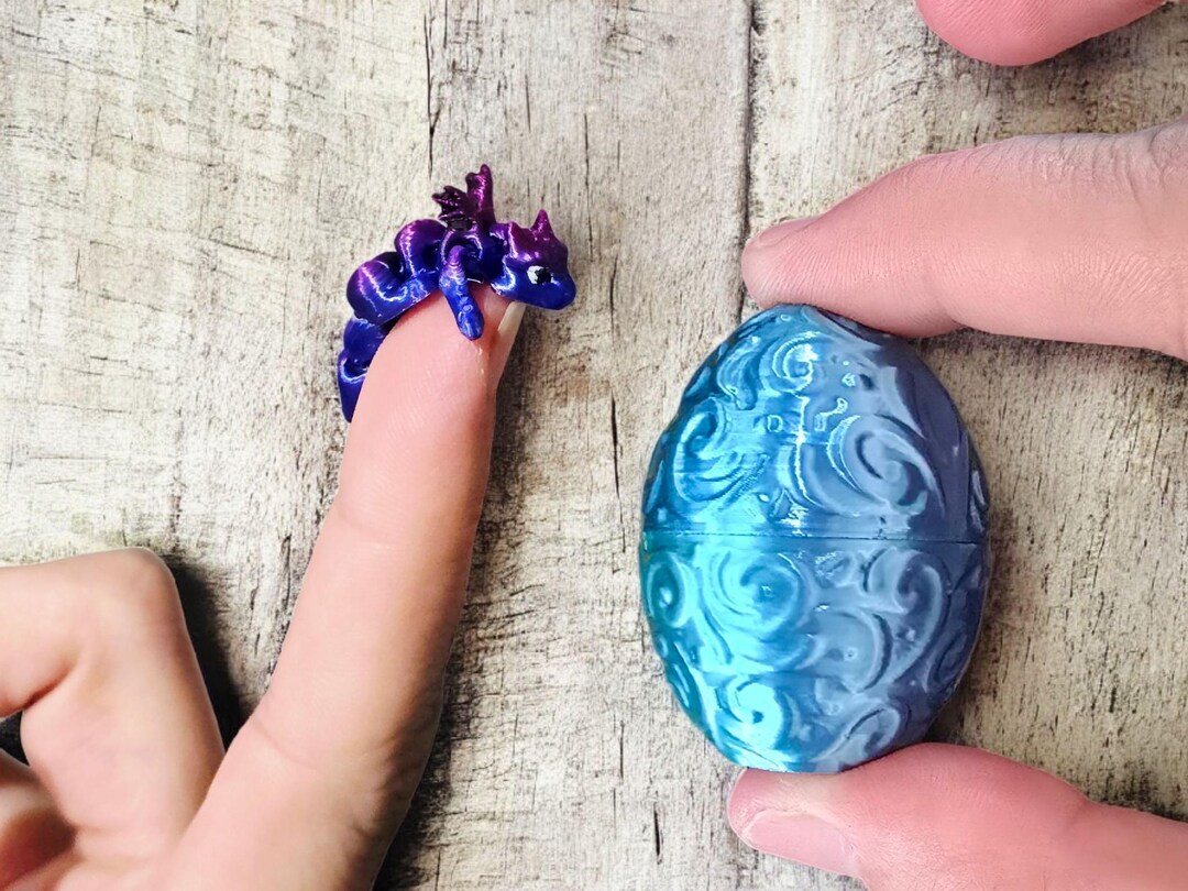 Fingerling Articulated Dragon (~1.2") | Mini 3D Printed Flexi Fidget ...