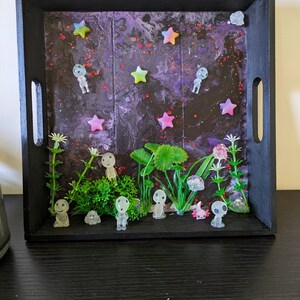 3D Galaxy Diorama: Gothic Alien Landscape Wall Art - Etsy