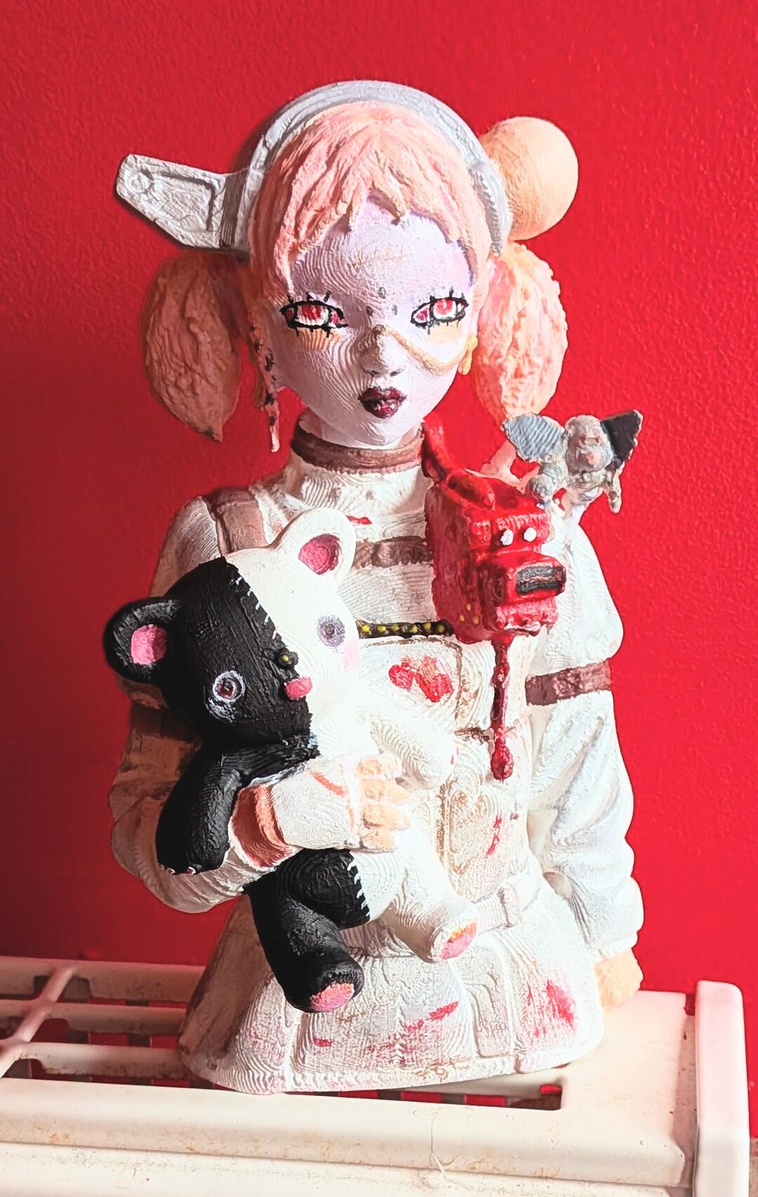 NEX GEN Inspired Horror Figurine | Alternative Art Doll | Creepy ...