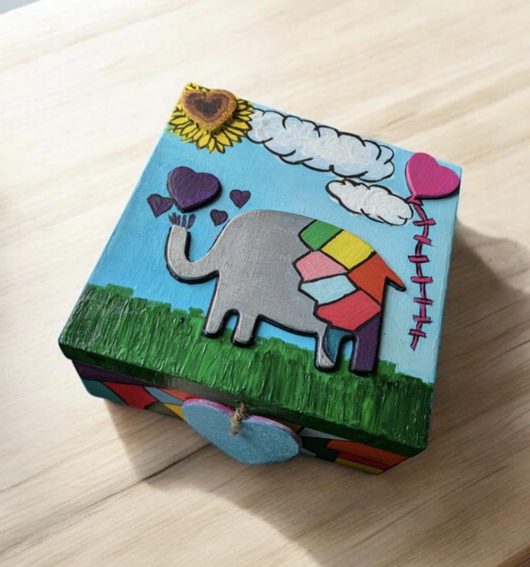 Upcycled Decorative Elephant Storage Box - Etsy