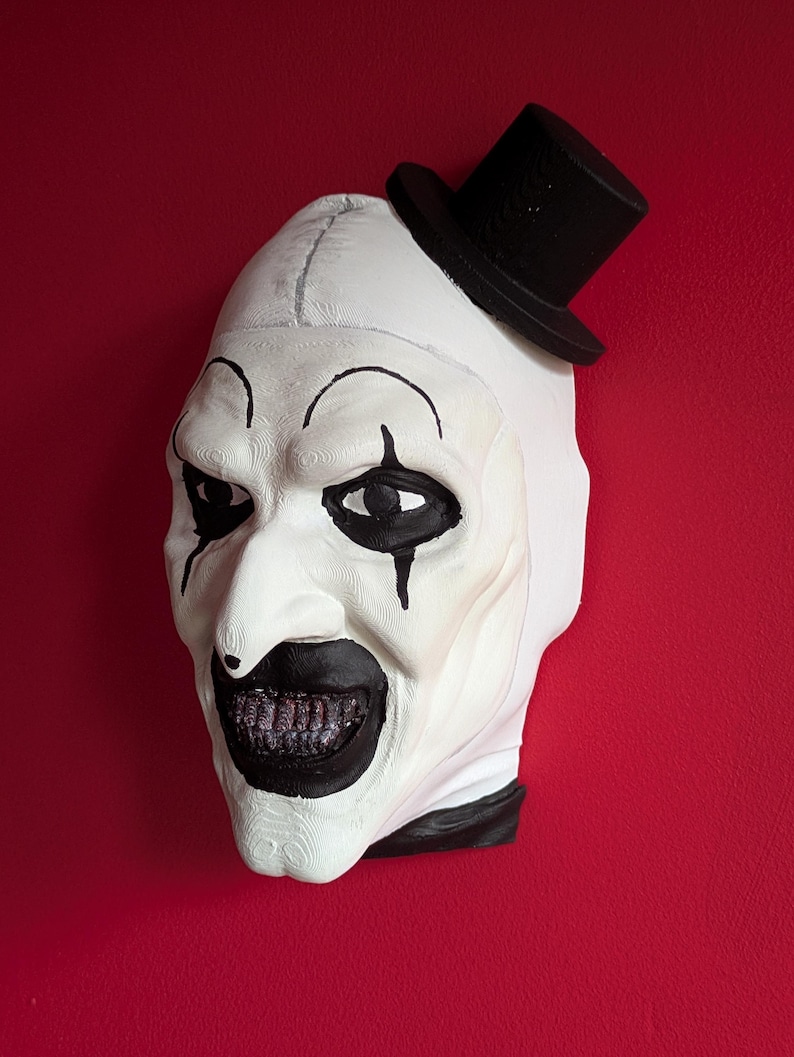 Terrifier Inspired Art the Clown Wall Hanger – Creepy Cute Horror Room ...