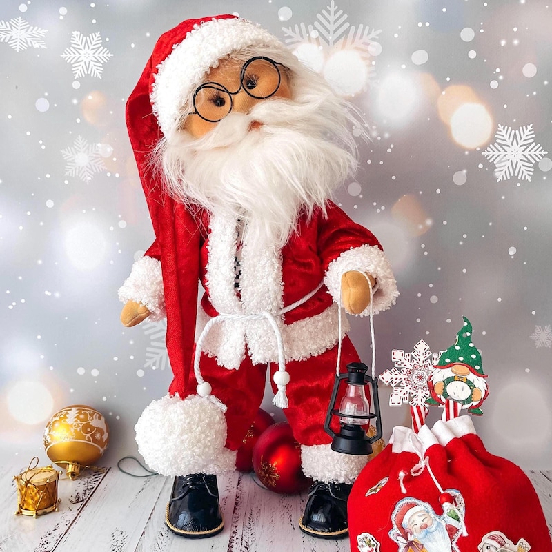 Santa Claus Doll - Etsy