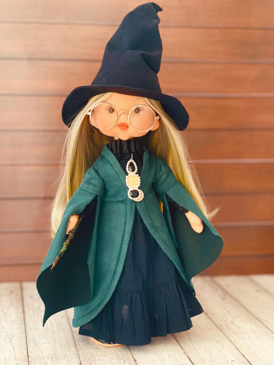 Doll Professor Mcgonagall From Harry Potter World/ Handmade Waldorf Rag ...