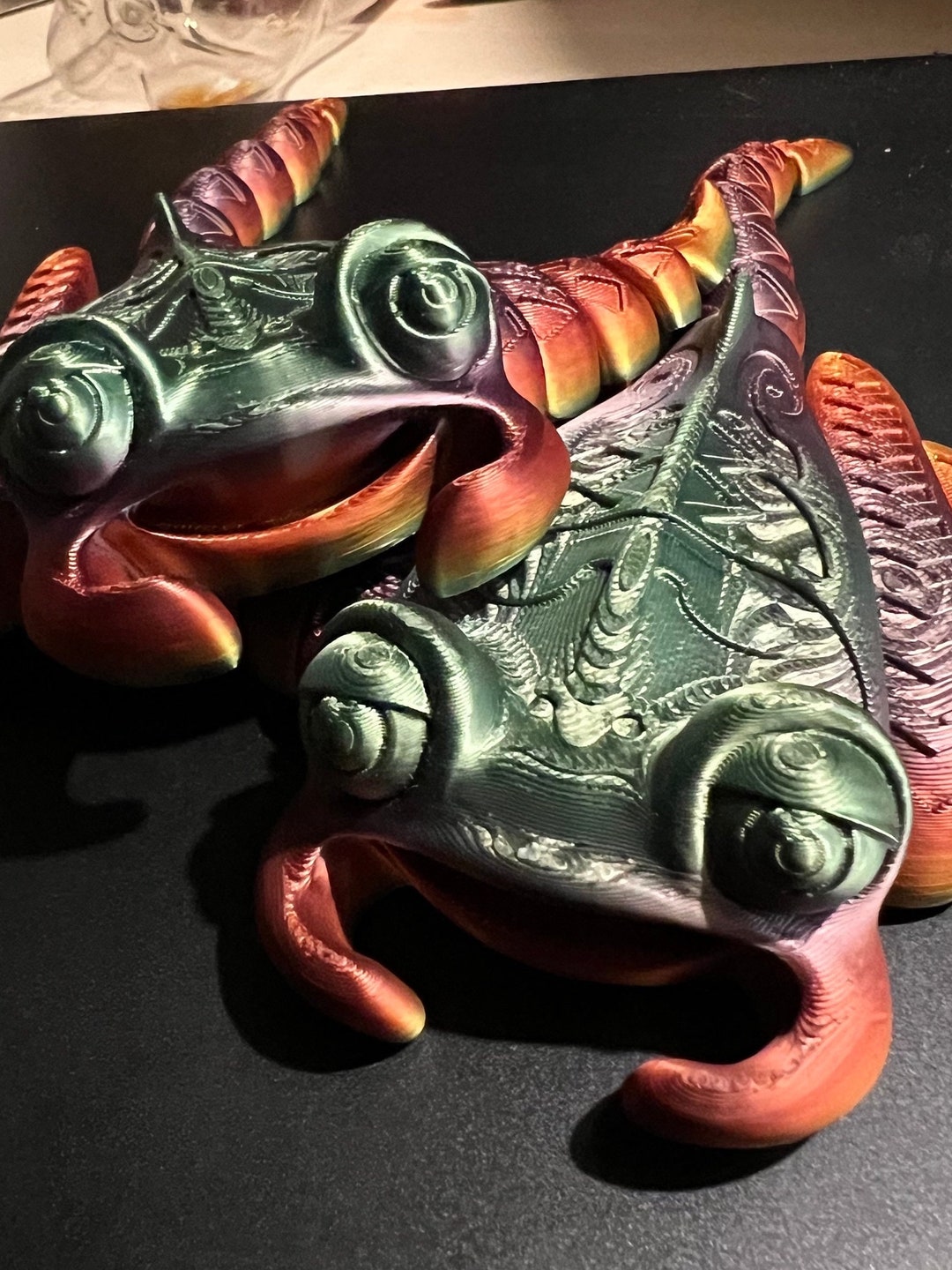 3D Printed Articulating Flexi Manta Ray - Etsy