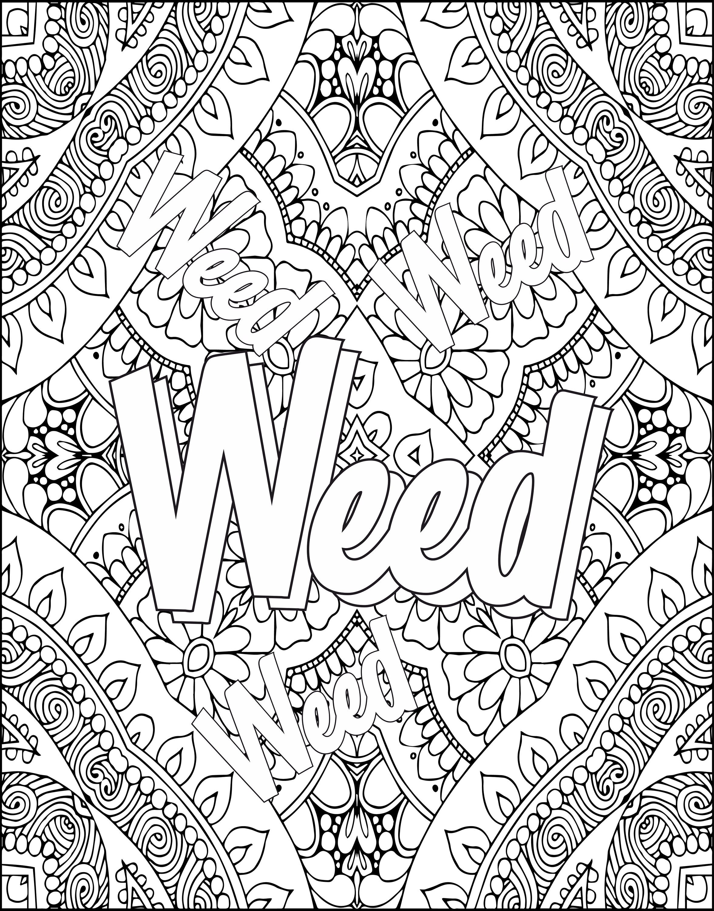 Trippy Coloring Pages Stoner Coloring Book Coloring Book Print Weed Trippy Coloring Pages Stoner Coloring Book Coloring Book Print Weed