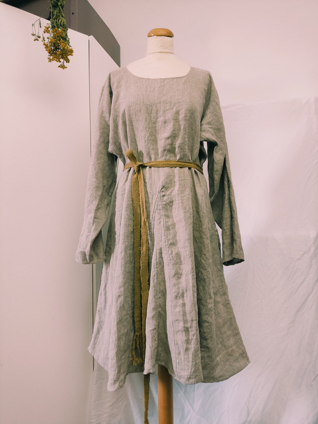 Viking / Slavic Man Medieval Linen Tunic - Etsy