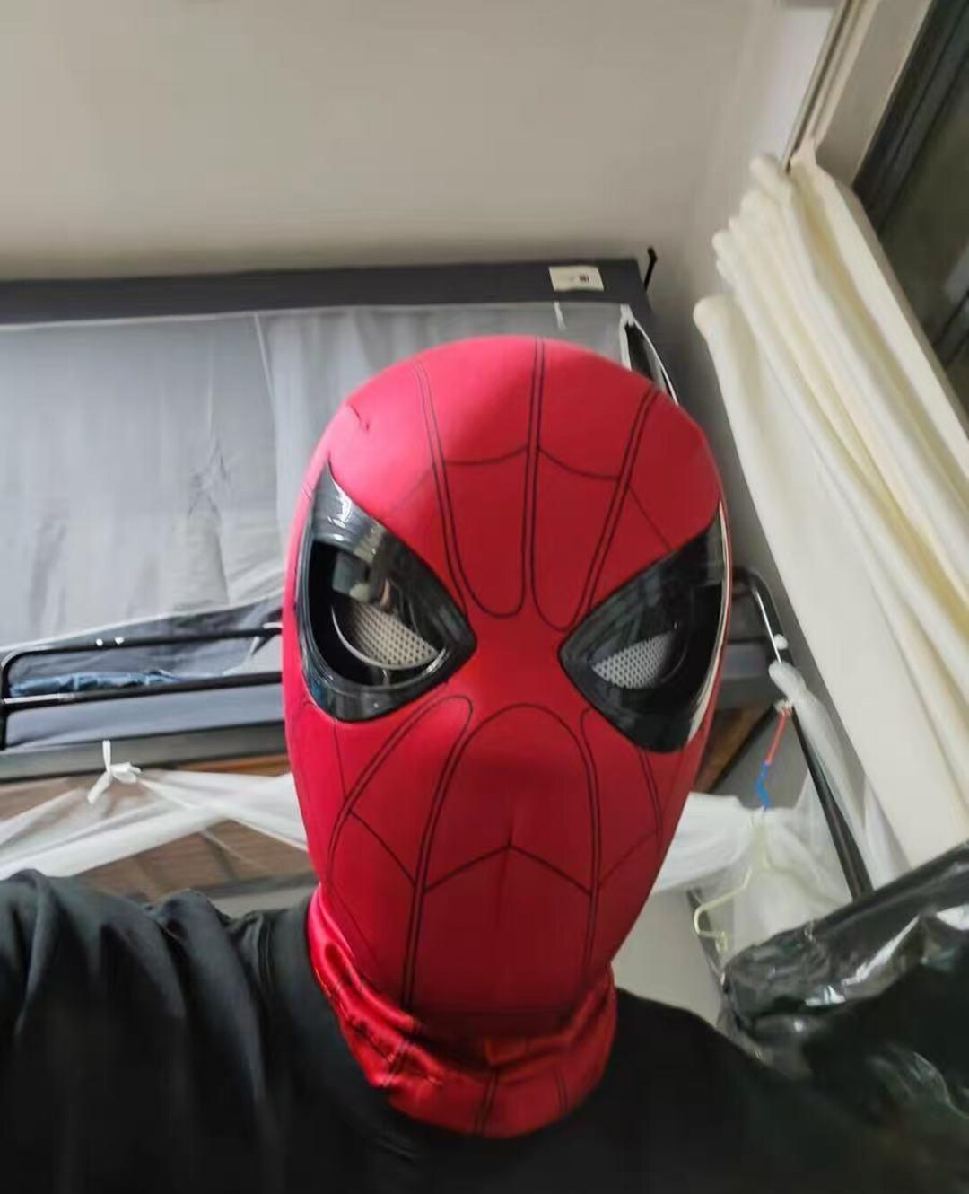 Blinking Eye Mask Interactive Cosplay Helmet for Halloween and ...