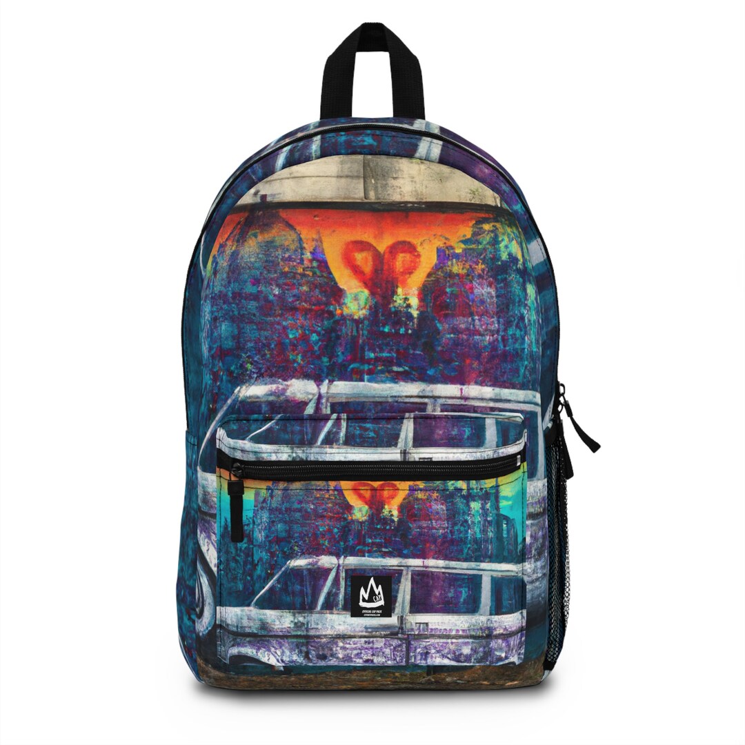 Back Pack Artist Created Laptop Bag Art Pack Limited Edition Unique ...