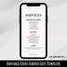 Service List Menu Template | Digital Download | Fully Customizable ...
