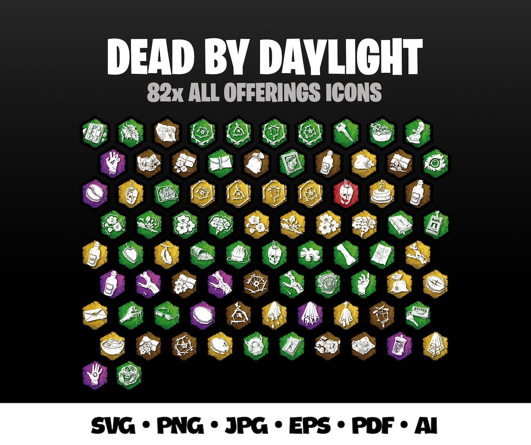 Dead by Daylight All Offerings Perks Vector Bundle Dead by Daylight ...