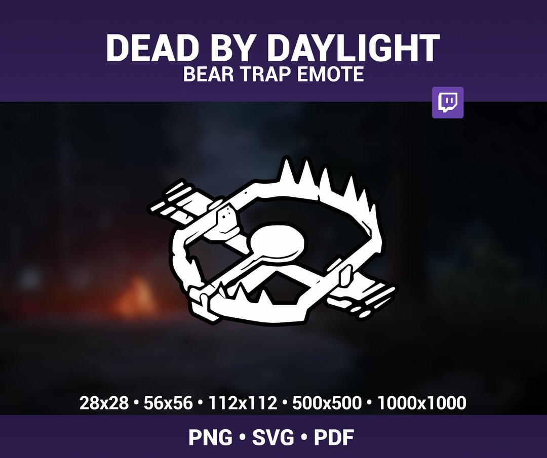Dead by Daylight Bear Trap Emote for Discord and Twitch DBD Emote GIF ...