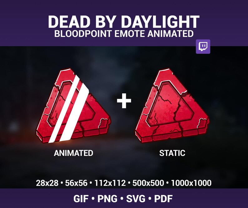 Dead by Daylight Animated Emotes Bundle Discord and Twitch DBD Emote ...