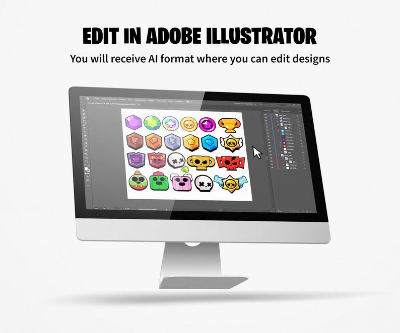 Brawl Stars SVG Bundle Gaming Clipart Icons Brawl Stars Digital ...