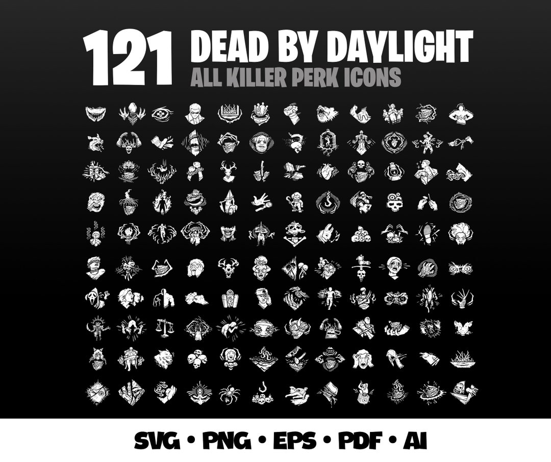 Dead by Daylight Killer All Perks Vector Bundle Dead by Daylight ...