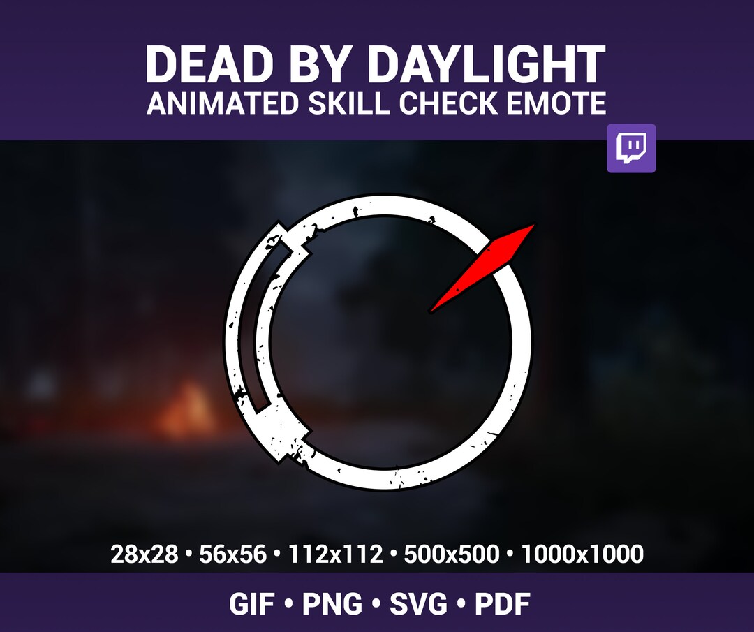 Emote de verificação de habilidade animado Dead by Daylight para ...