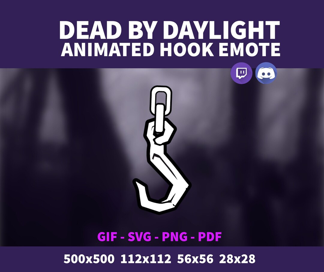 Dead by Daylight Animated Hook Emote for Discord and Twitch DBD Hook ...