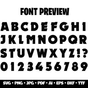 Brawl Stars Font SVG Cricut Alphabet Brawl Stars Letters Digital ...