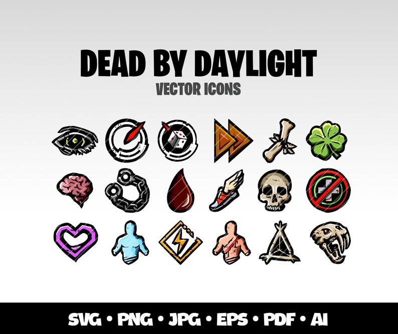 Dead by Daylight Perk Icons Files for Dead by Daylight Killer and ...