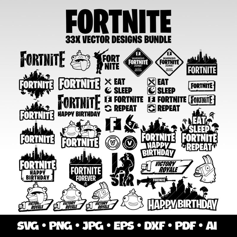 Fortnight Svg - Etsy