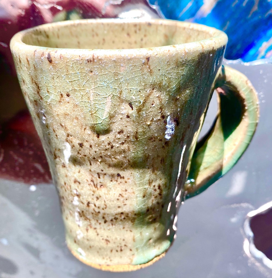 Vintage Signed JW Hand Crafted Glazed Stoneware Ceramic Artisan Mug ...