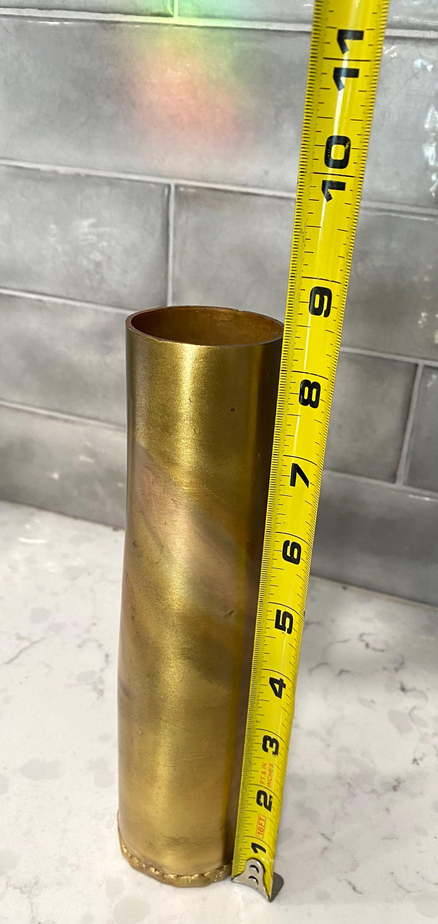 Studio Art - Bronze Copper Colored Welded Sculptured Vase - Etsy