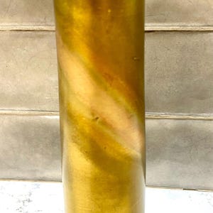 Studio Art - Bronze Copper Colored Welded Sculptured Vase - Etsy