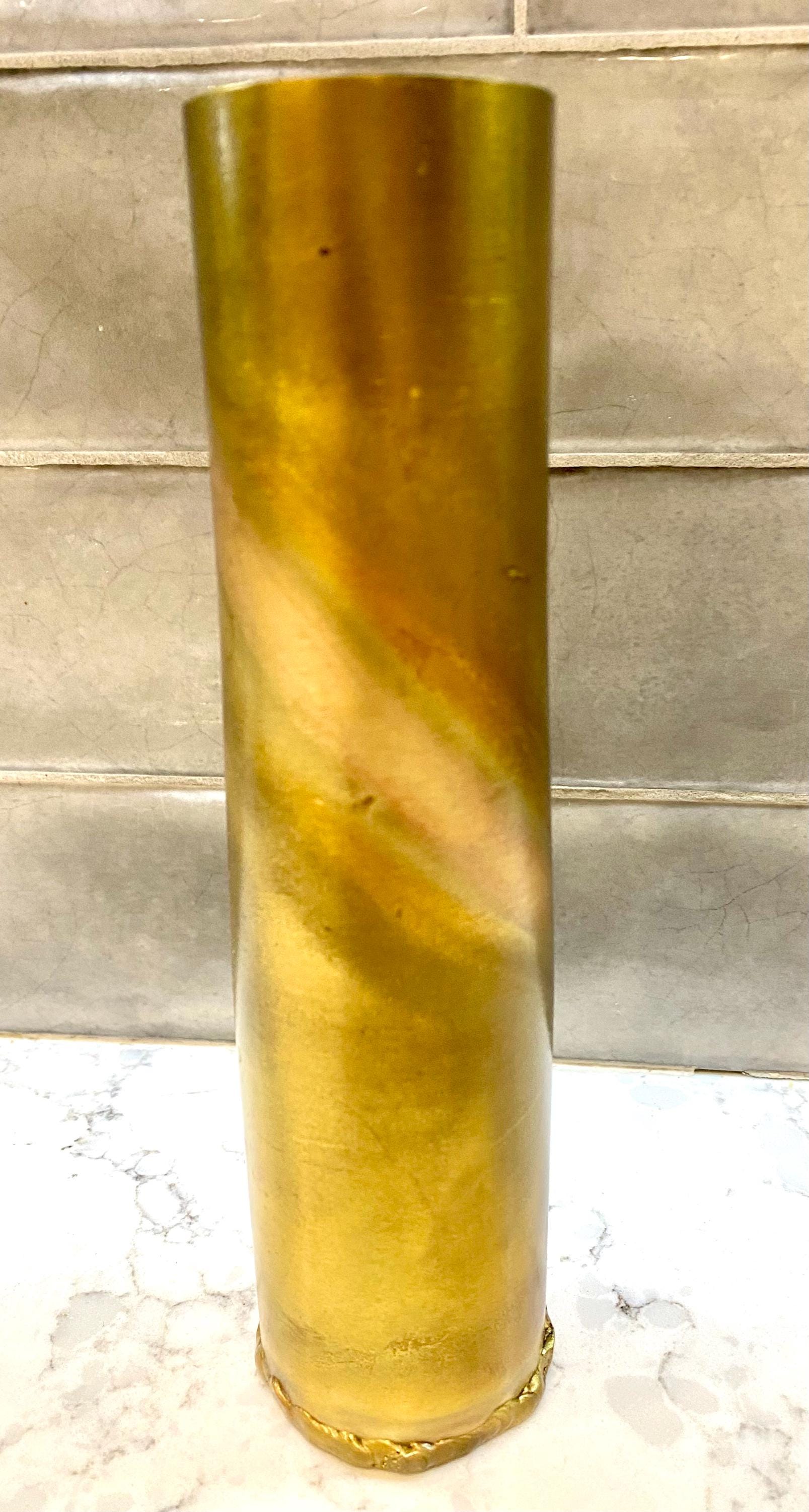 Studio Art - Bronze Copper Colored Welded Sculptured Vase - Etsy