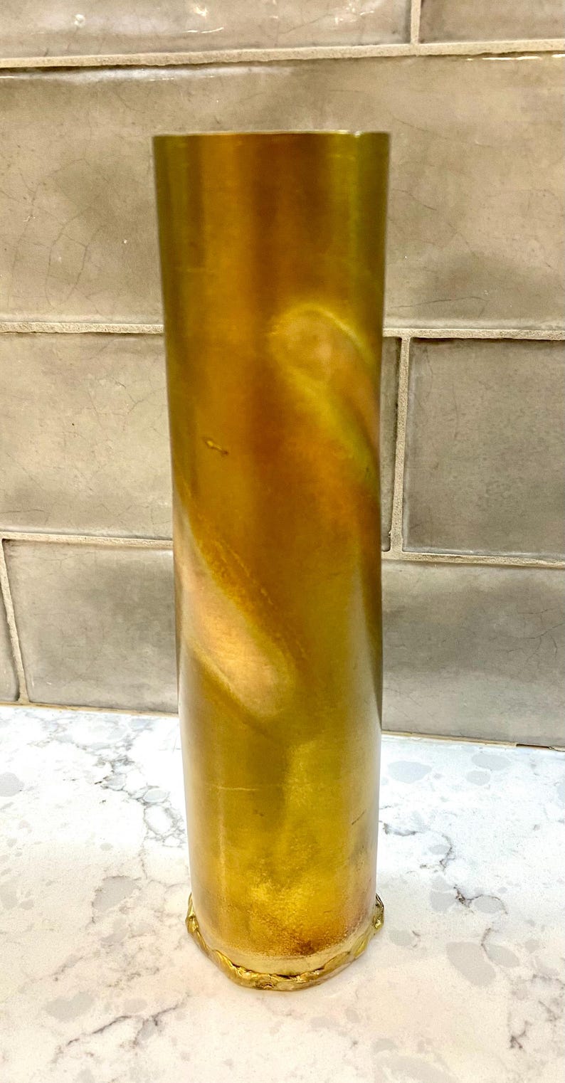 Studio Art - Bronze Copper Colored Welded Sculptured Vase - Etsy