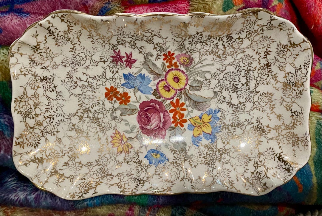 Vintage Lancaster Ware Hanley, England, Charming Scalloped Porcelain ...