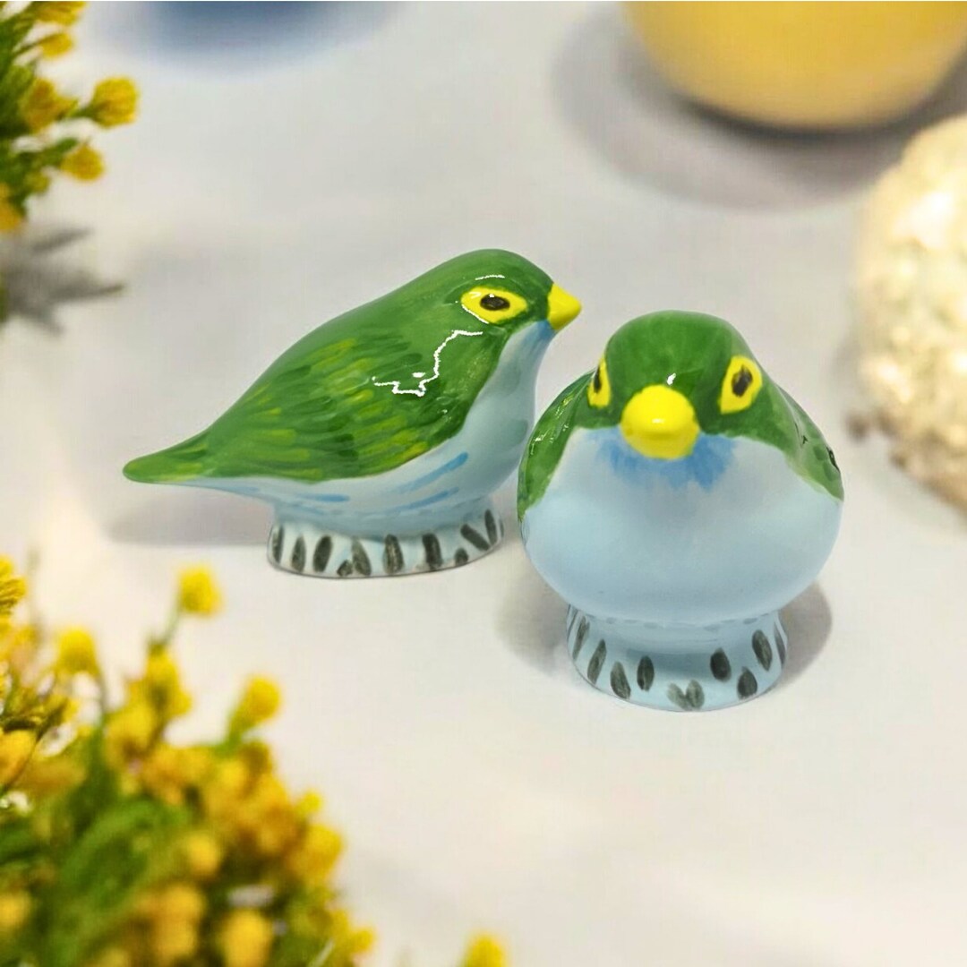 Handmade Ceramic Sparrow Sculpture: Bird Lover Gift, Indoor Decoration ...