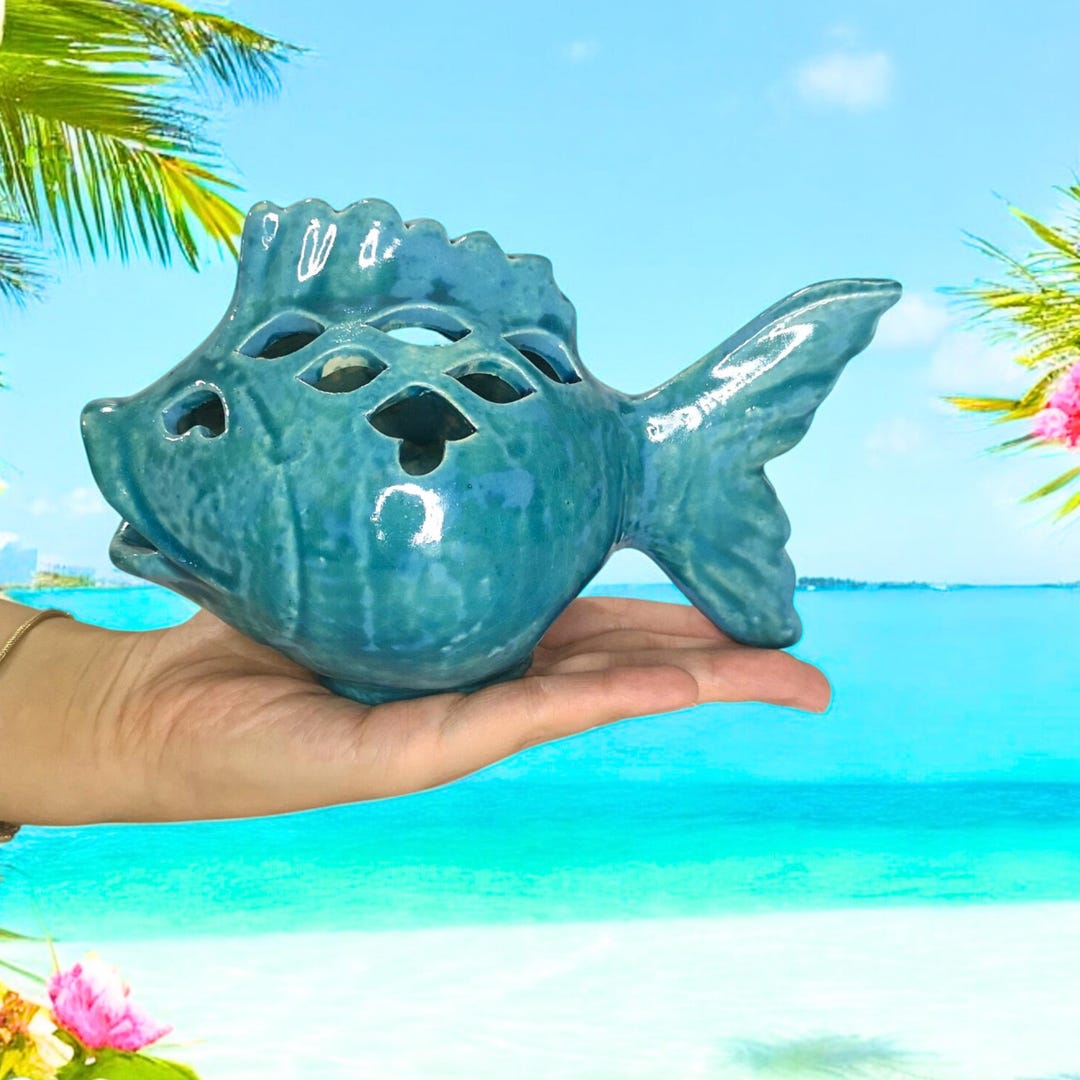Sculpture, Fish Statue, Handmade Ceramic Sculpture, Ceramic Sculpture ...