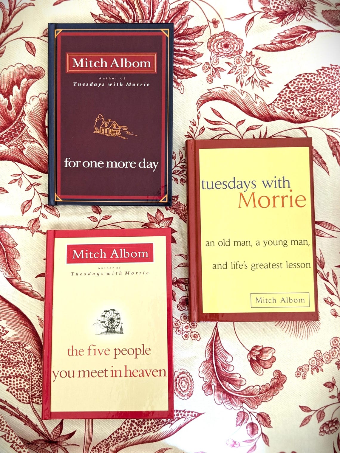 Mitch Albom Boxed Set of 3 Hardcover Books - Etsy