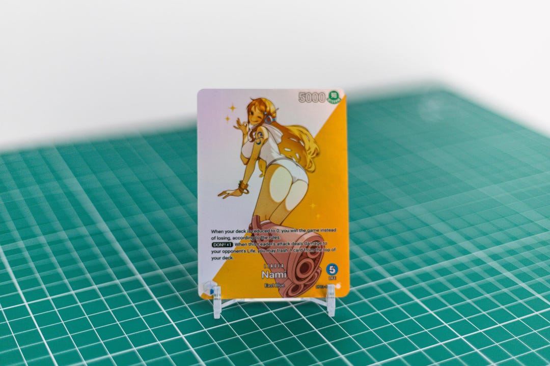 Custom One Piece TCG Leader - Trading Card Game Proxy Leader Nami - Etsy