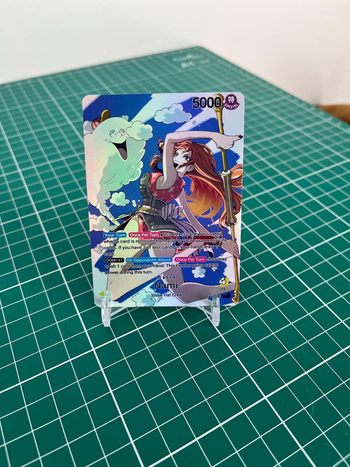 Custom One Piece TCG Leader - Trading Card Game Proxy Leader Nami (OP11 ...
