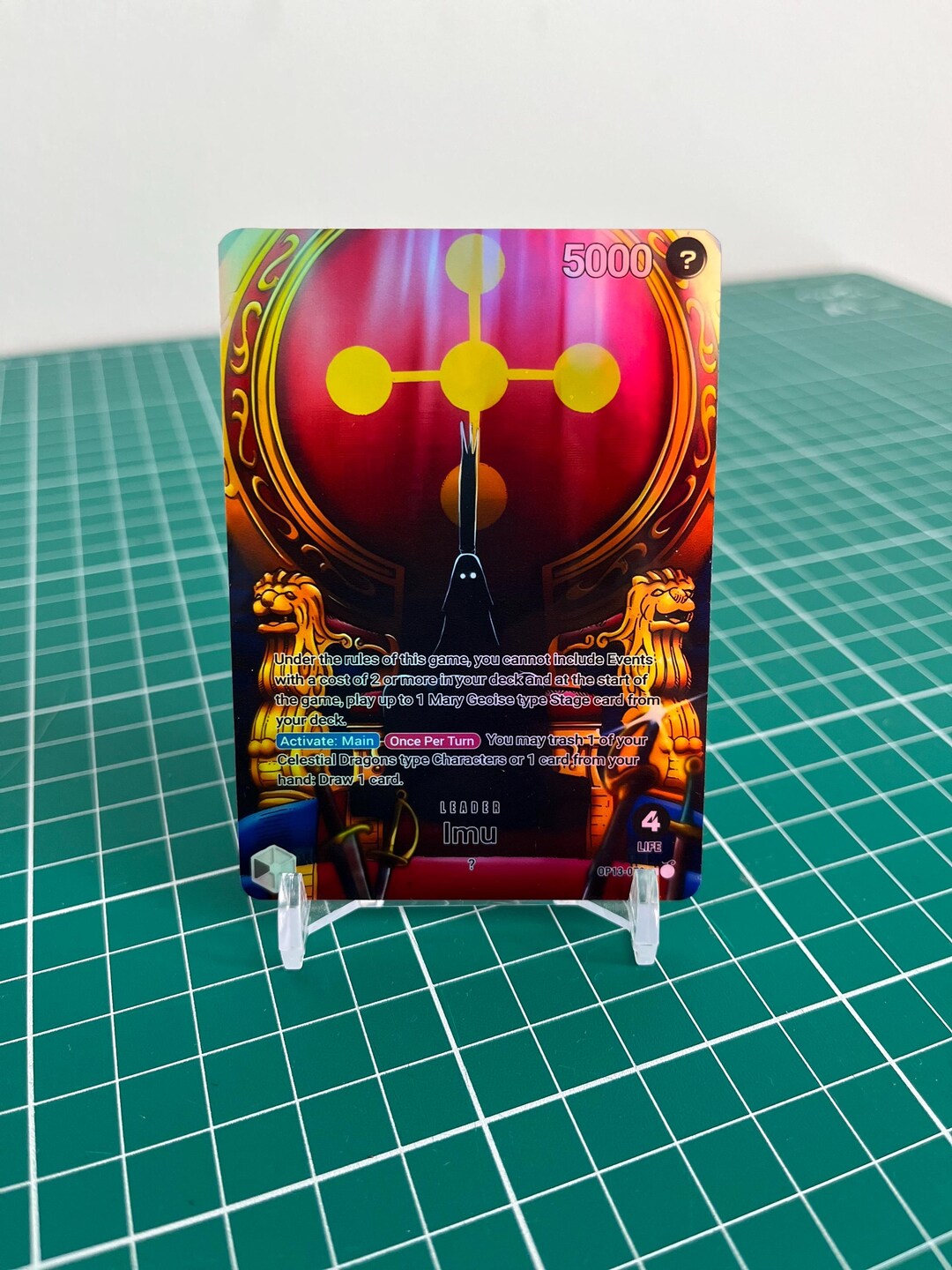Custom One Piece TCG Leader - Trading Card Game Proxy Leader Imu (OP13 ...