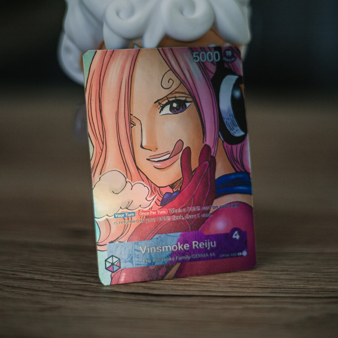 Custom One Piece TCG Leader - Trading Card Game Proxy Leader Reiju - Etsy