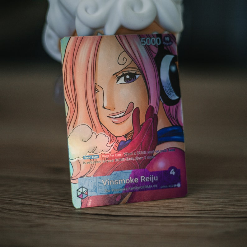 Custom One Piece TCG Leader - Trading Card Game Proxy Leader Reiju - Etsy