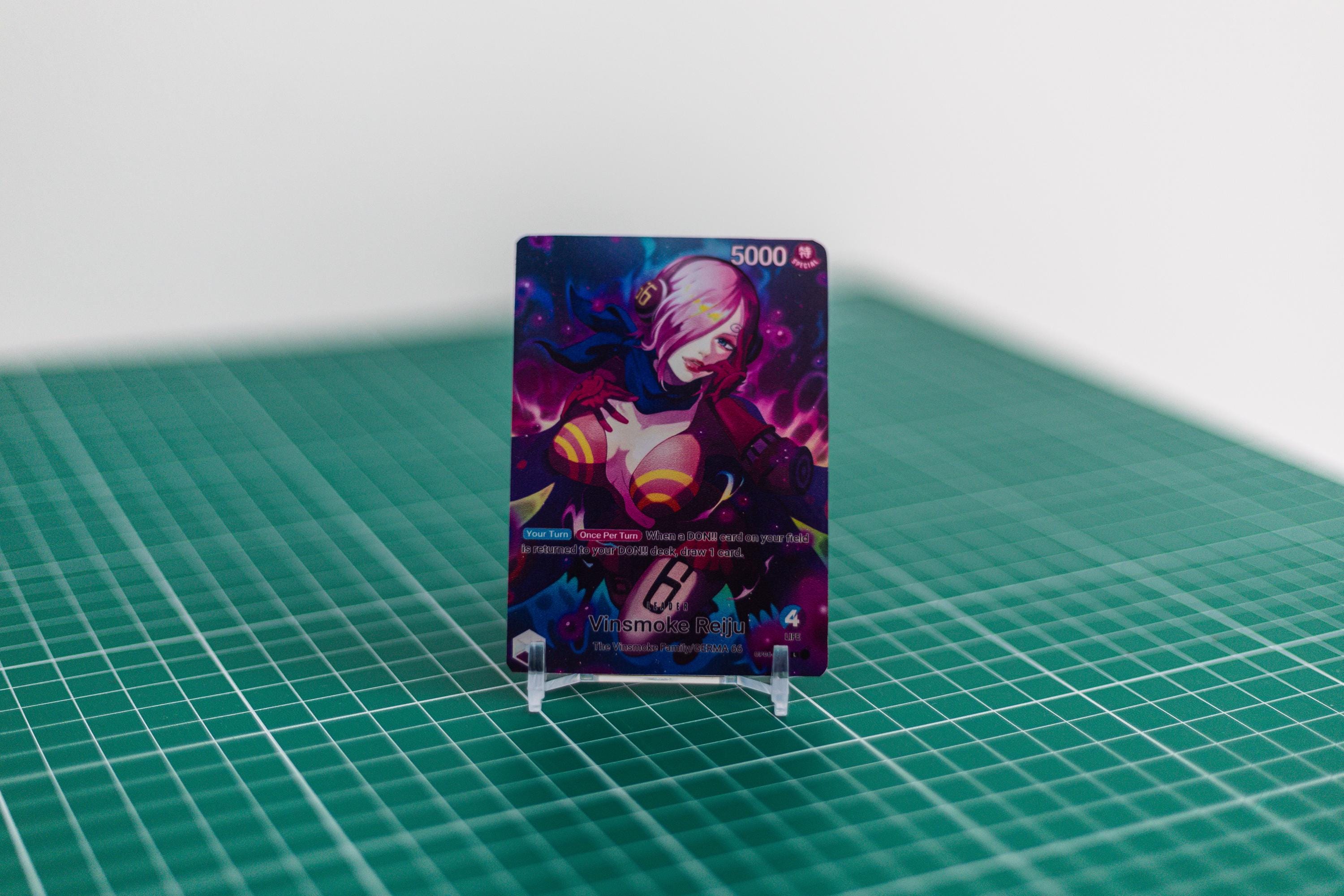 Custom One Piece TCG Leader Trading Card Game Proxy Leader Reiju - Etsy