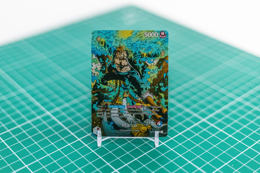 Custom One Piece TCG Leader - Trading Card Game Proxy Leader Marco (OP8 ...