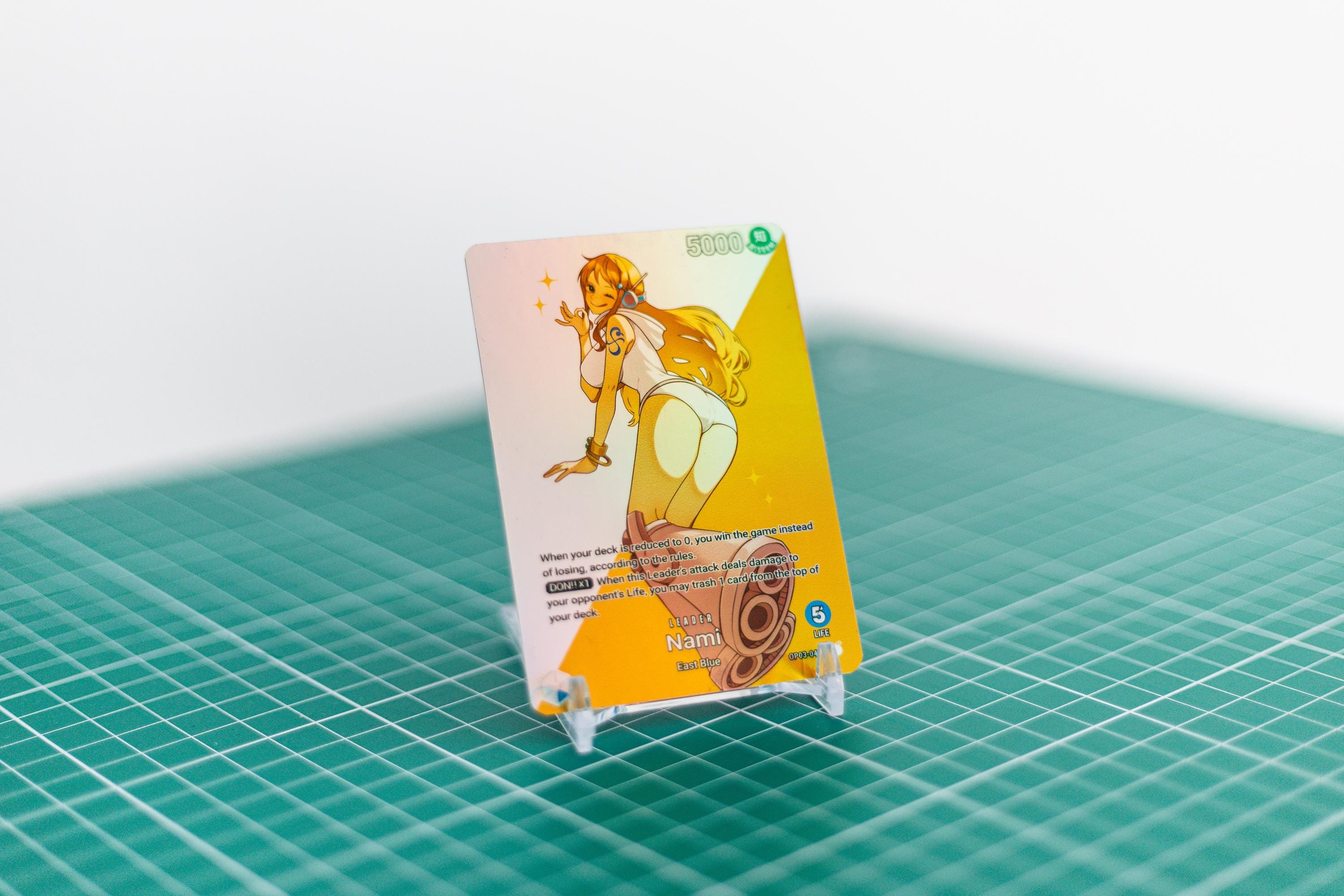 Custom One Piece TCG Leader - Trading Card Game Proxy Leader Nami - Etsy