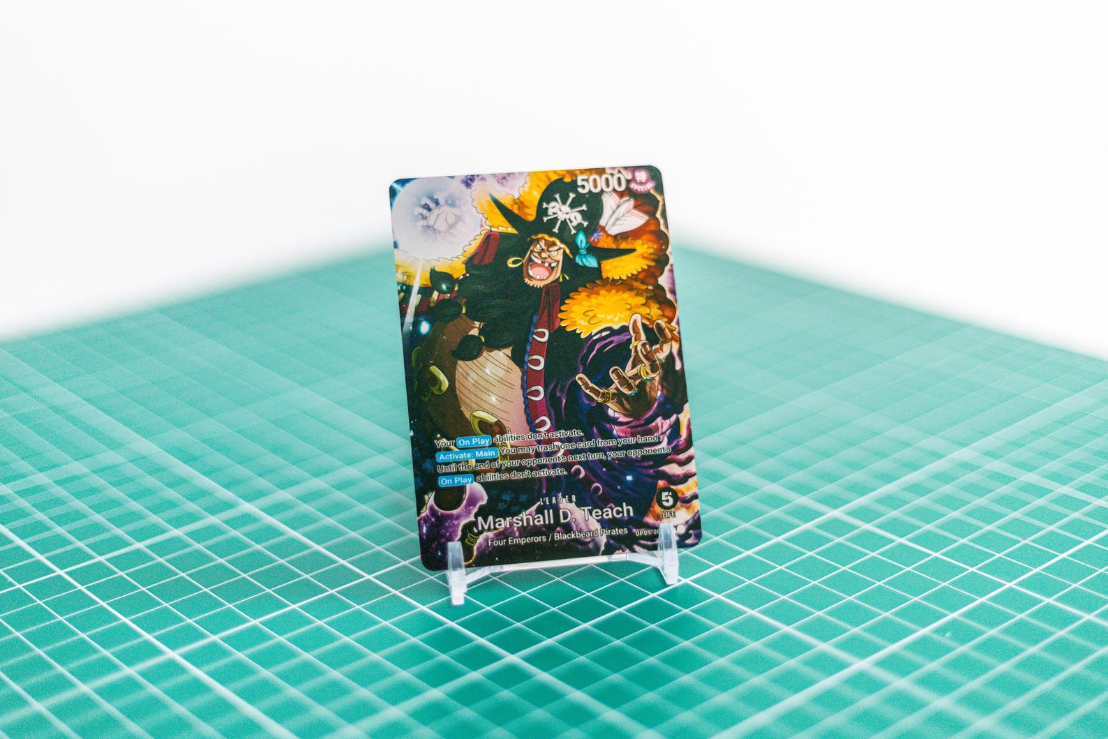 Custom One Piece TCG Leader - Trading Card Game Proxy Leader Blackbeard ...