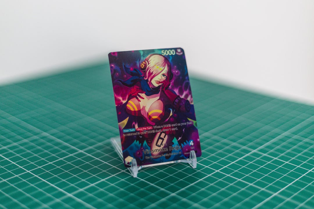 Custom One Piece TCG Leader Trading Card Game Proxy Leader Reiju - Etsy