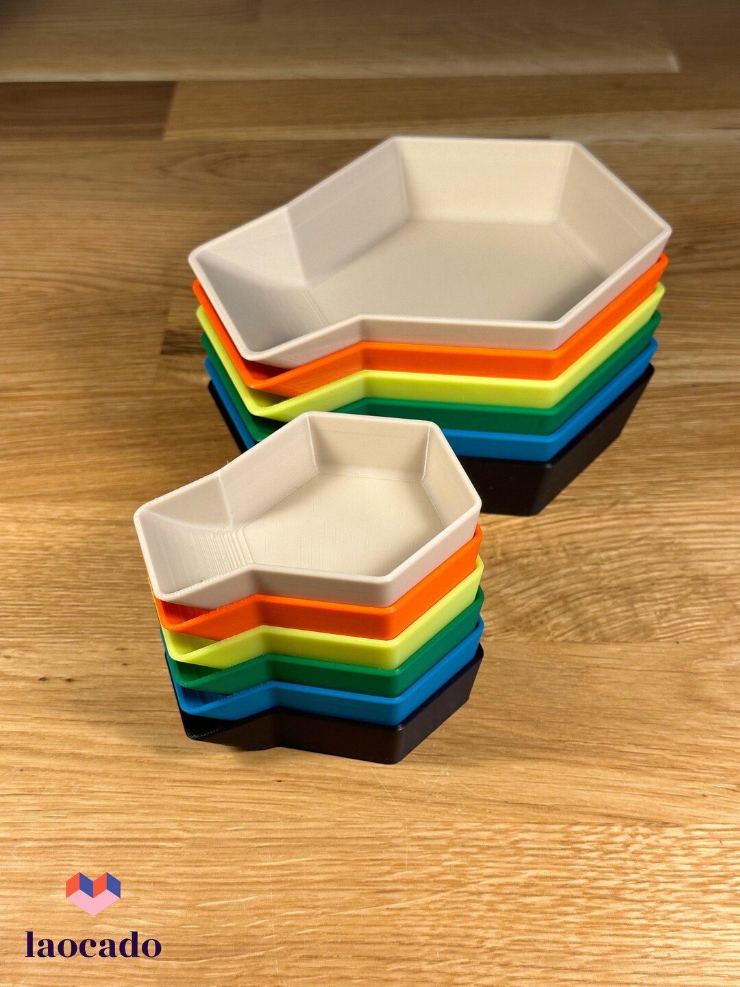 Token Trays Hexagonal Shape, Stackable With Funnel standard Size and XL ...
