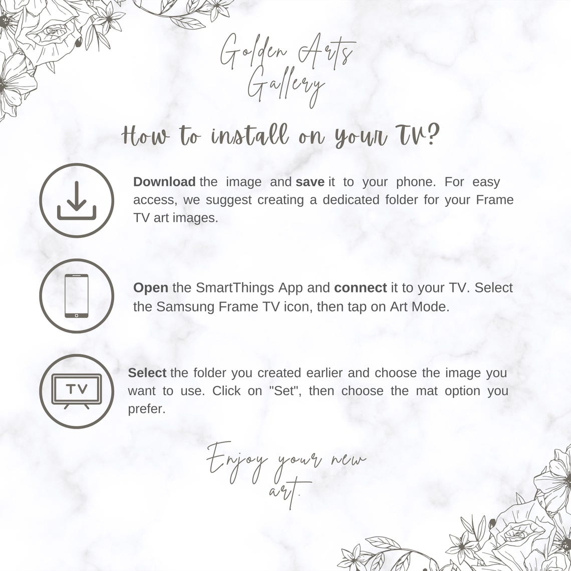 Abstract Ocean Waves Painting, Blue Waves Beach Frame TV Art, Samsung ...