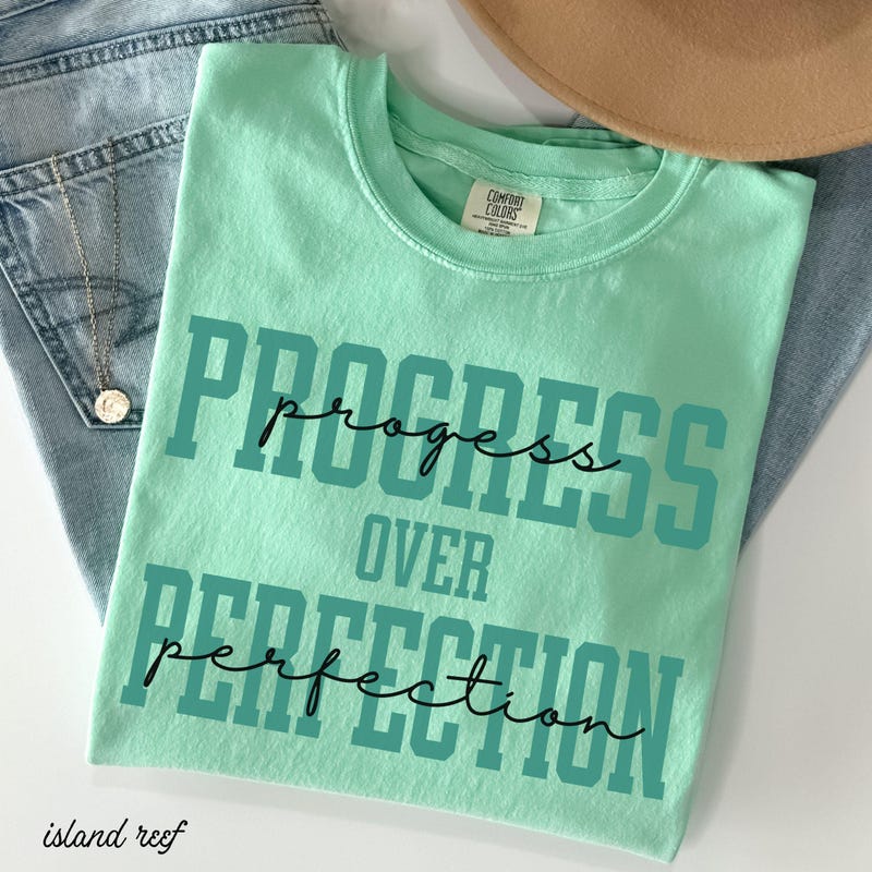 Progress Perfection - Etsy