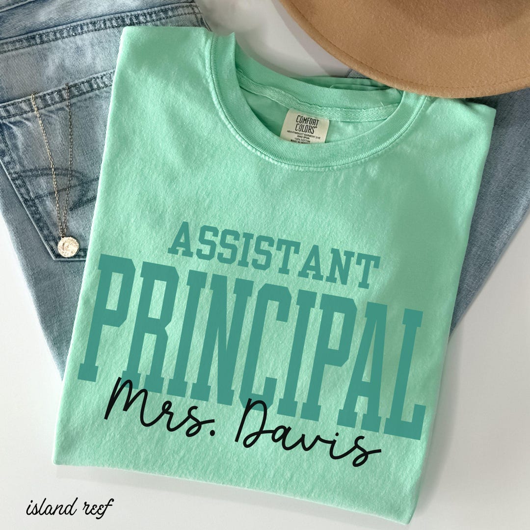 Custom Assistant Principal T Shirt Teacher's Day Personalized Gift for ...