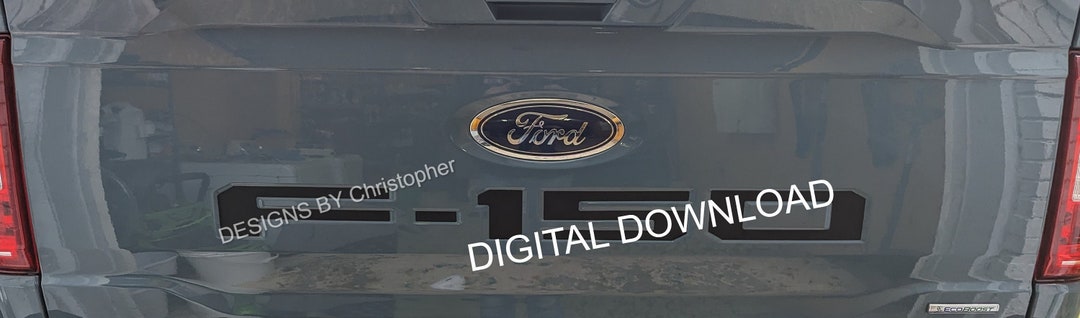 2021-2025 F150 Tailgate Lettering Vector DIGITAL DOWNLOAD - Etsy