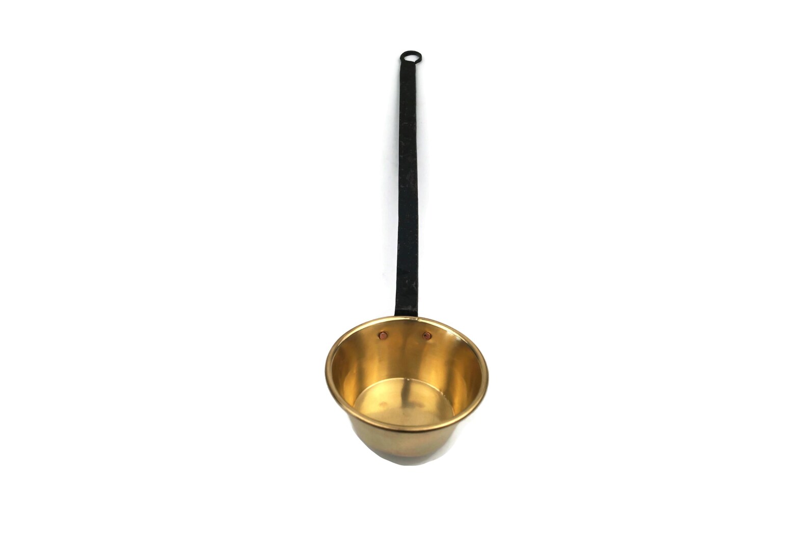 Vintage Brass Ladle, Handmade Large French Jam Preserve Ladle With Iron ...